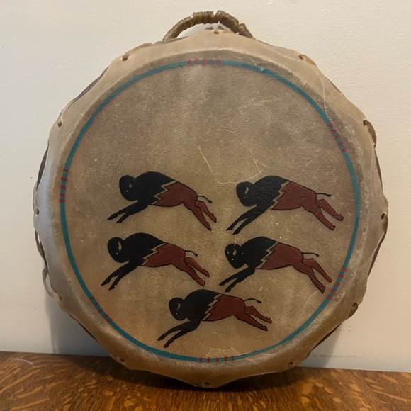 Other | Authentic Buffalo Hide Native American Drum | Poshmark
